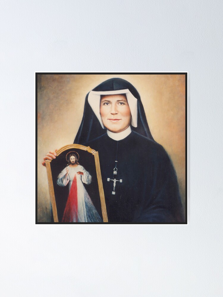 "Faustina Kowalska" Poster for Sale by mak175 | Redbubble