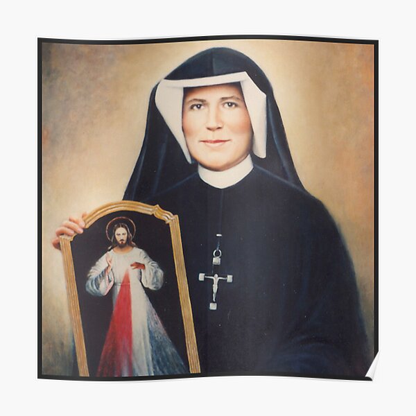 "Faustina Kowalska" Poster for Sale by mak175 | Redbubble