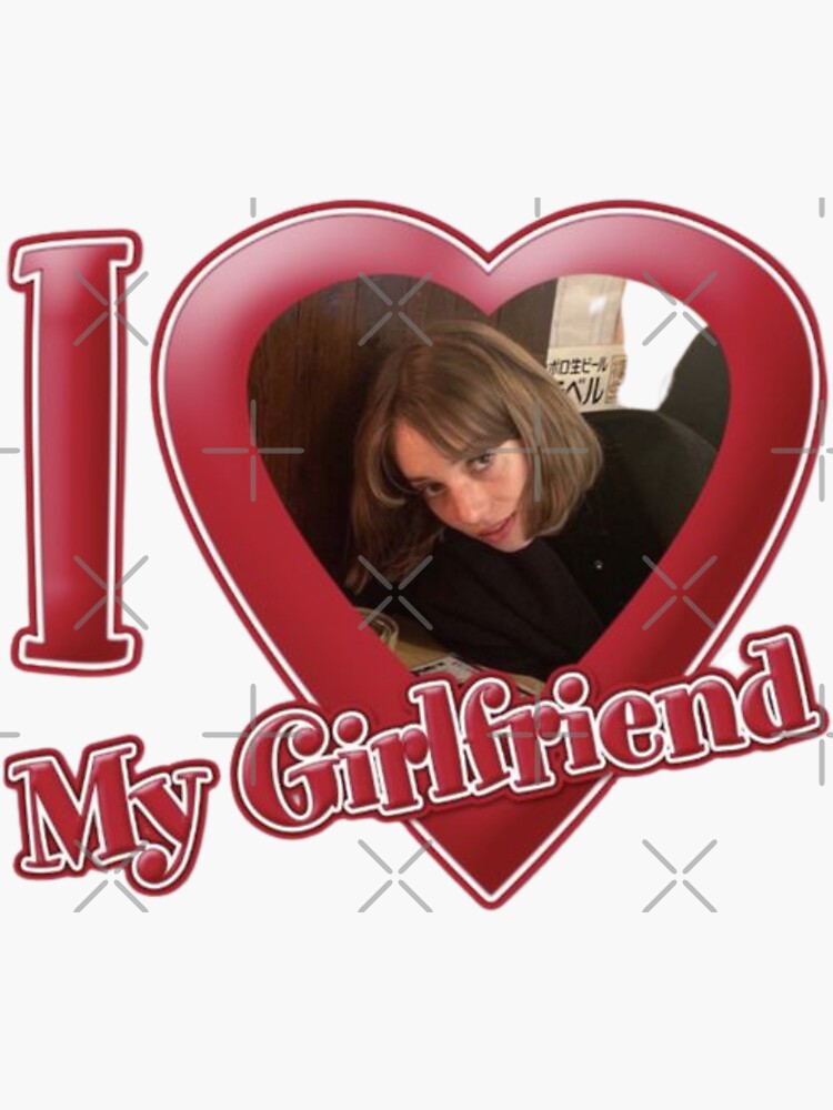 "i heart my girlfriend maya hawke" Sticker for Sale by Mach-Foxy ...