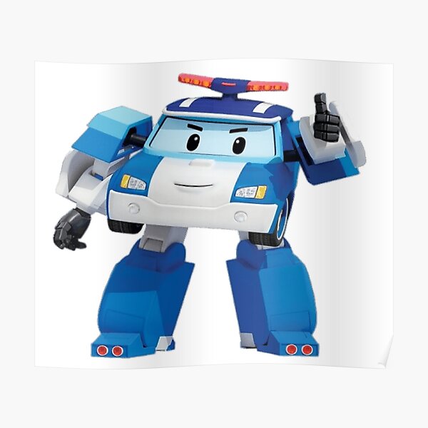 "Robocar Poli" Poster for Sale by Blanrone | Redbubble