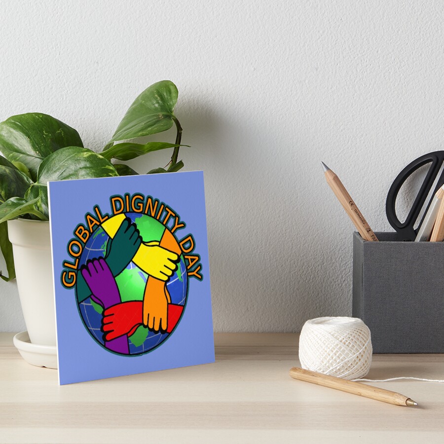"Global Dignity Day" Poster for Sale by vaske-bros | Redbubble