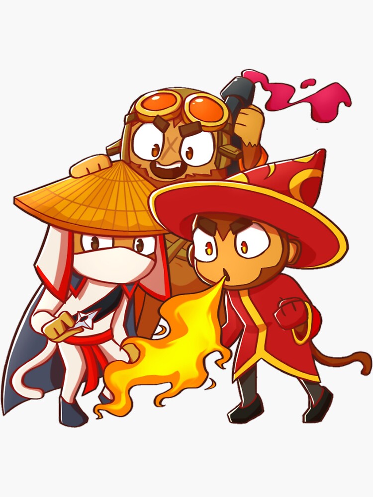 "BTD6 - Monkey Bloons Td 6" Sticker for Sale by lankyworld | Redbubble