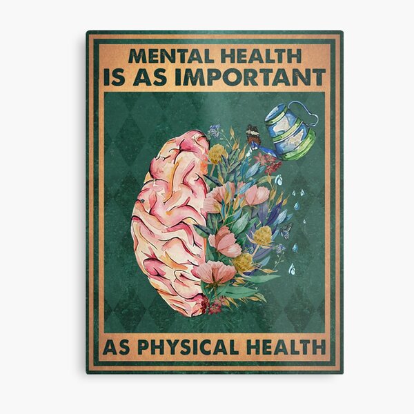 Lámina metálica «La salud mental del trabajador social es tan ...