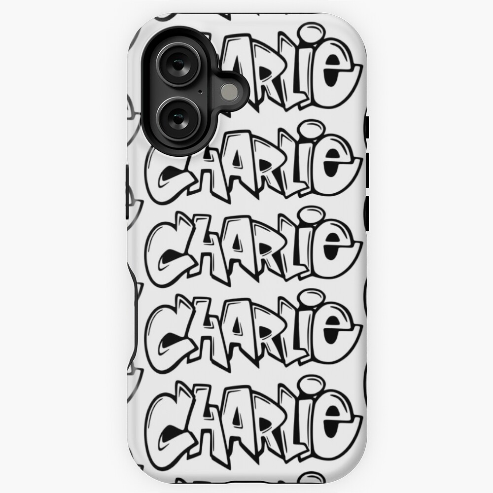 "Charlie - Graffiti Name Design" Sticker for Sale by NameThatShirt ...