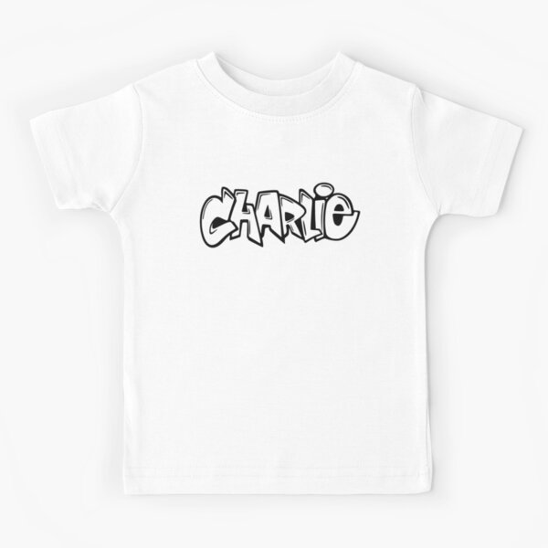 "Charlie - Graffiti Name Design" Kids T-Shirt for Sale by NameThatShirt ...