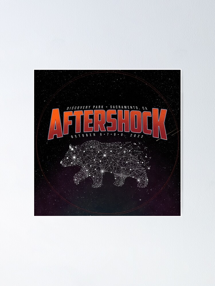 "after> shock > aftershock tour 2022 masokt" Poster for Sale by ...