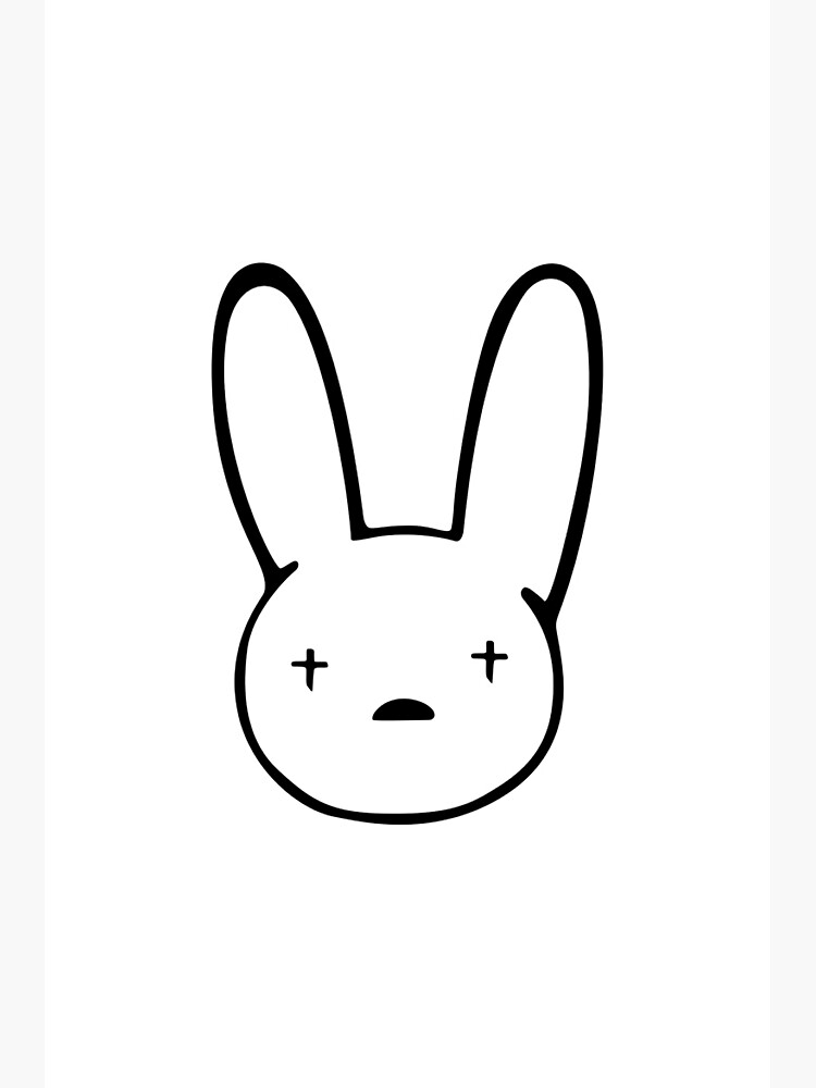 "Bad Bunny Logo Decal x100PRE 3 " Sticker for Sale by lucapins | Redbubble