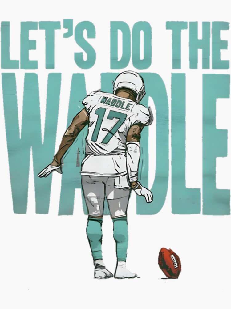 "Jaylen Waddle lets do the Waddle dance " Sticker for Sale by Arno-Lang ...