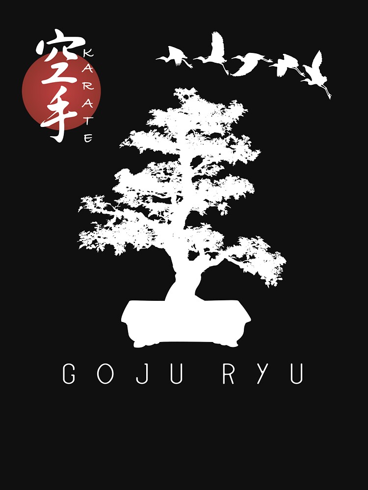 "Bonsai Tree Goju Ryu Calligraphy Karate Instructor Design - Japanese ...