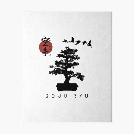 "Bonsai Tree Goju Ryu Calligraphy Karate Instructor Design - Japanese ...