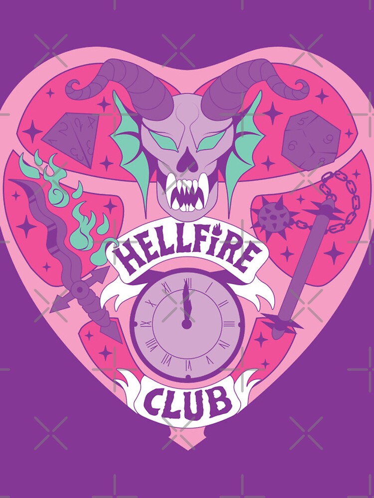 "Stranger Things: Hellfire Club DnD Club Pink Version | Kawaii Dungeons ...