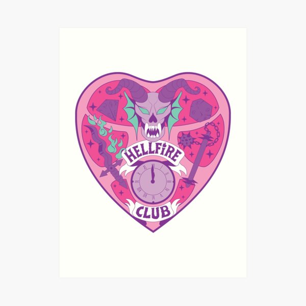 "Stranger Things: Hellfire Club DnD Club Pink Version | Kawaii Dungeons ...