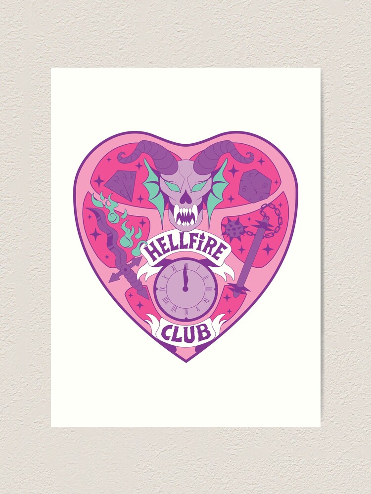 "Stranger Things: Hellfire Club DnD Club Pink Version | Kawaii Dungeons ...