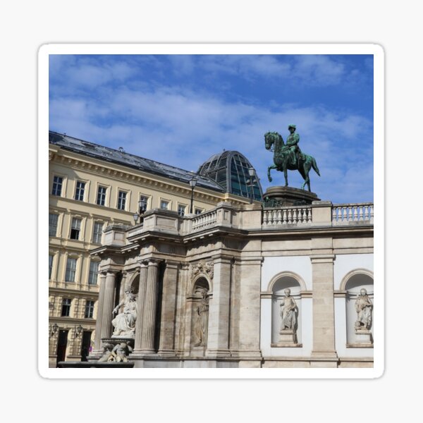 "Albrechtsbrunnen, Wien" Sticker for Sale by Sif-Thor | Redbubble