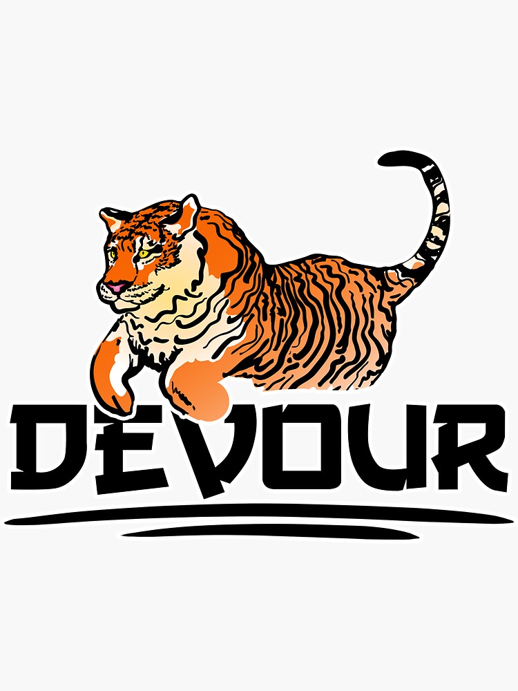 "Devour" Sticker for Sale by TorchyMuse | Redbubble