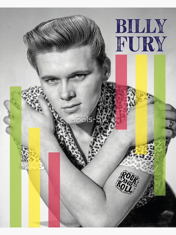 "Billy Fury" Poster for Sale by Jools-57 | Redbubble