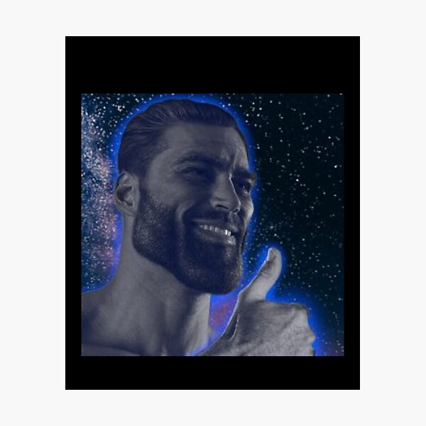 "Gigachad - Gigachad Meme - Giga Chad" Photographic Print for Sale by ...
