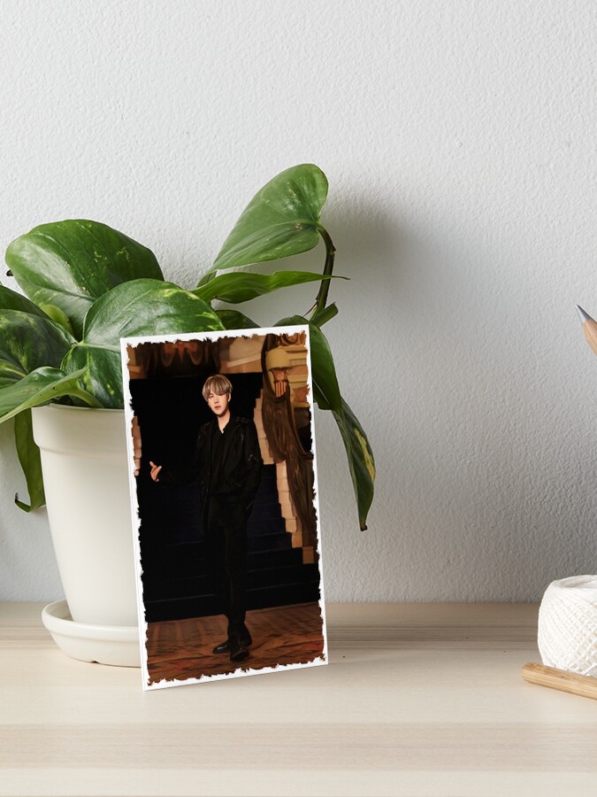 "BTS Suga Black Swan Era Digital Art Vector" Art Board Print for Sale ...