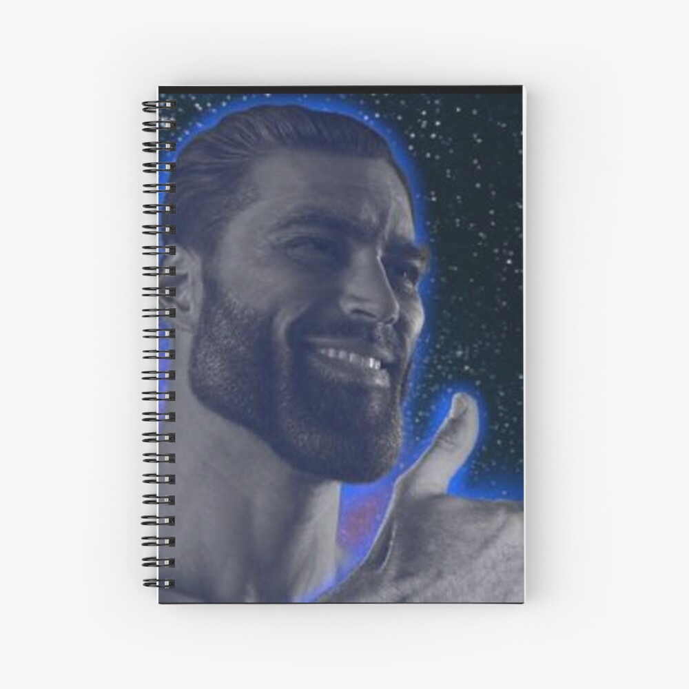 "Gigachad - Gigachad Meme - Giga Chad" Spiral Notebook for Sale by ...