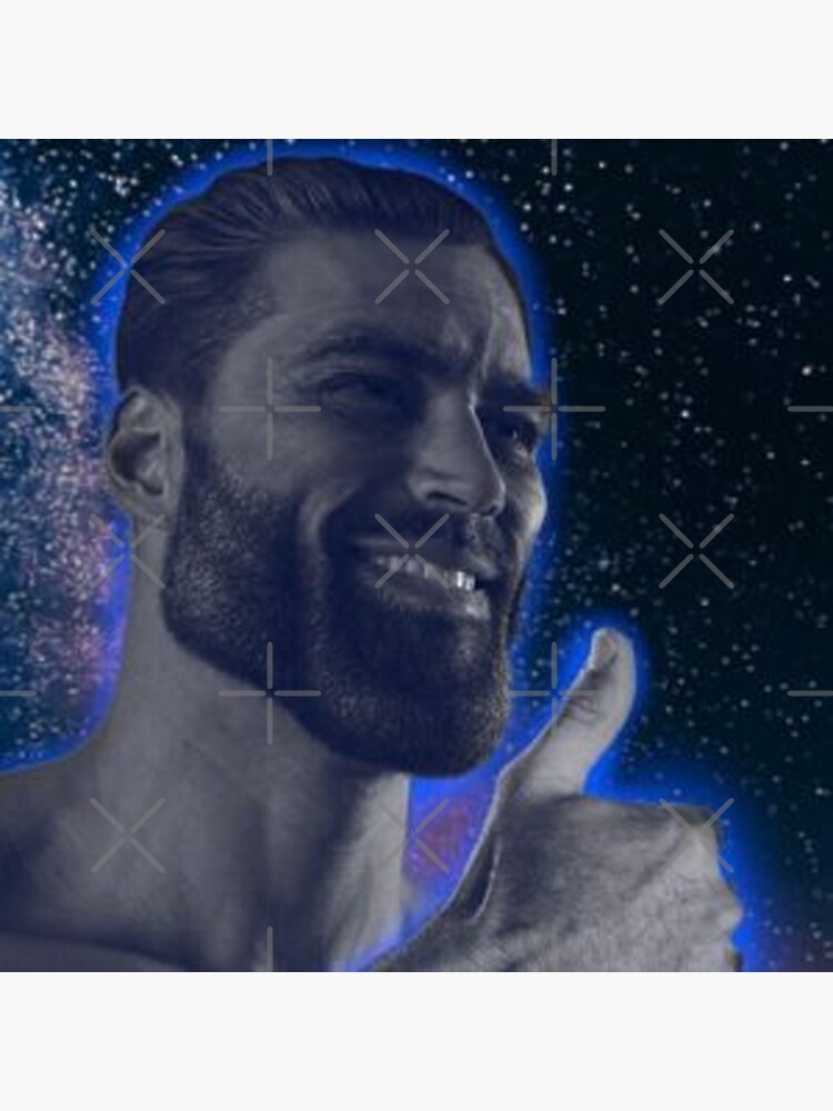 "Gigachad - Gigachad Meme - Giga Chad" Sticker for Sale by Prestiges ...