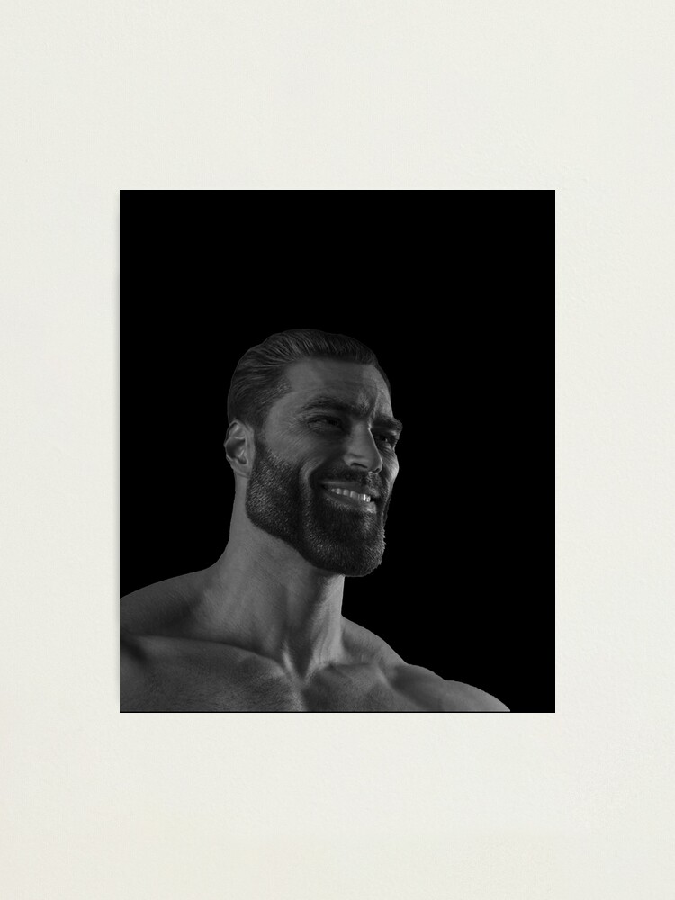 "Gigachad - Gigachad Meme - Giga Chad" Photographic Print for Sale by ...