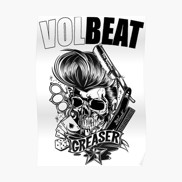 "volbeat logo new " Poster for Sale by Surgen45 | Redbubble