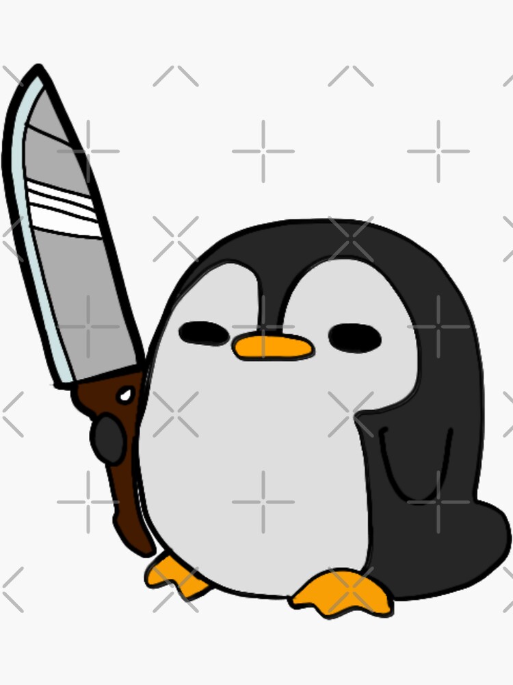 "Psycho Penguin" Sticker for Sale by Morbaklava | Redbubble
