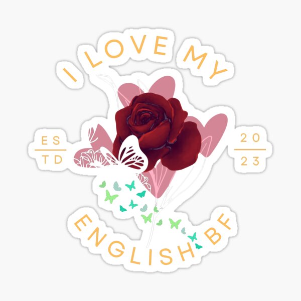 "English BF" Sticker for Sale by BlouzaPro | Redbubble