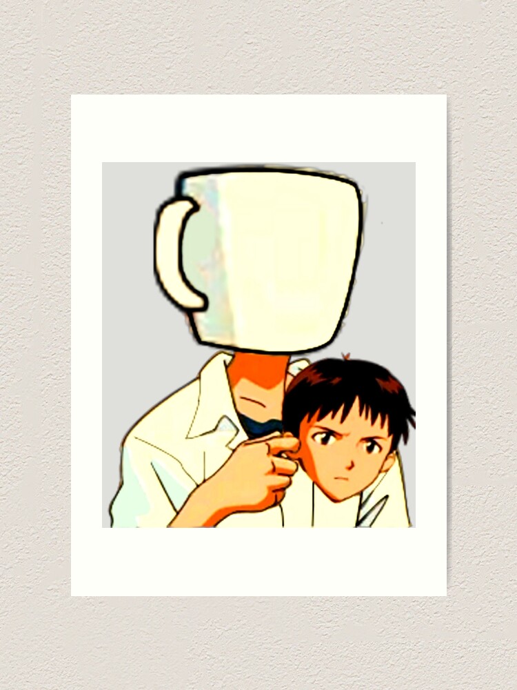 "Shinji Meme" Art Print for Sale by Juanscorner | Redbubble