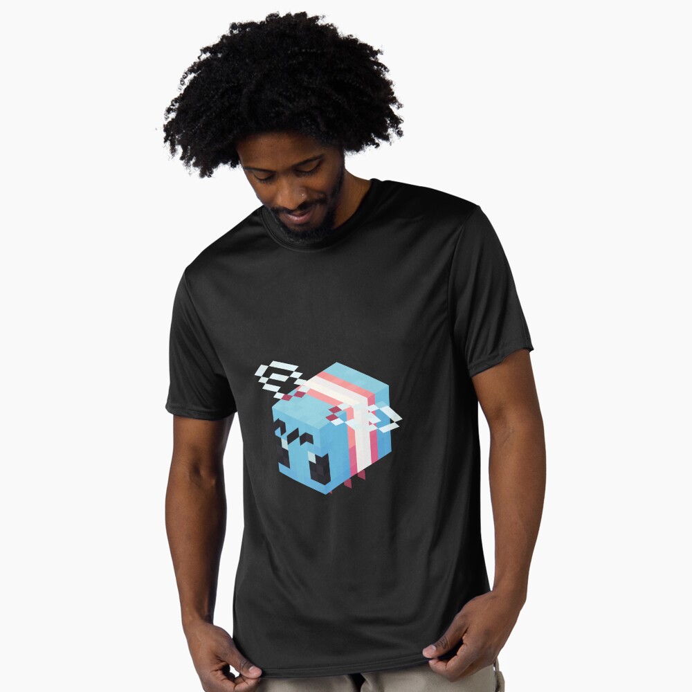 "minecraft bee is trans :)" Sticker for Sale by BernieGrant | Redbubble
