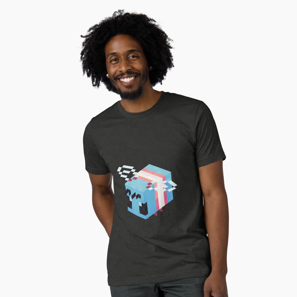 "minecraft bee is trans :)" Sticker for Sale by BernieGrant | Redbubble
