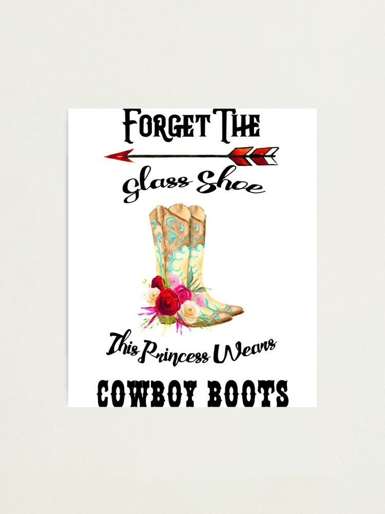 "The Cure Retro Princess Wears Cowboy Boots Congratulations ...