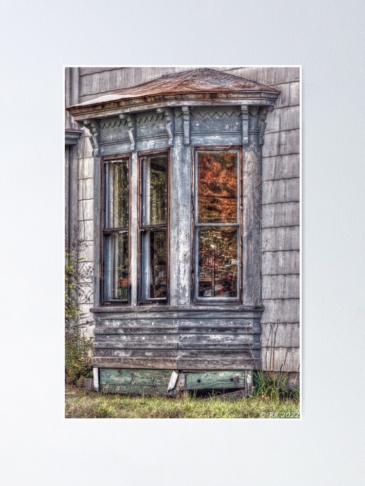 "Maniac In Decline Autumn Window" Poster for Sale by BeanME | Redbubble