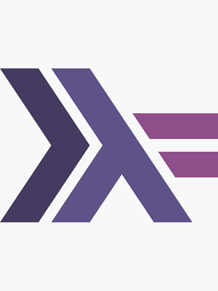 "Haskell Logo" Sticker for Sale by lazaronijunior | Redbubble
