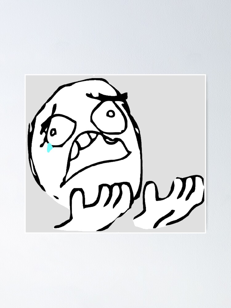 "Why Sad Meme" Poster for Sale by Juanscorner | Redbubble