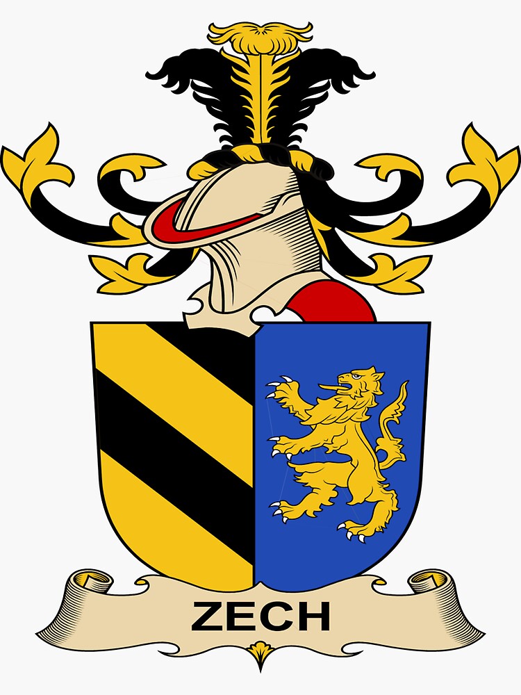 "Zech (de Zehendfeld)" Sticker for Sale by HaroldHeraldry | Redbubble
