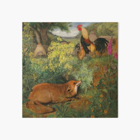"Chanticleer and the Fox (1857) - William James Webbe" Art Board Print ...