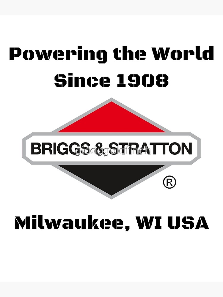 "Modern Briggs and Stratton Engine Logo" Art Print for Sale by ...