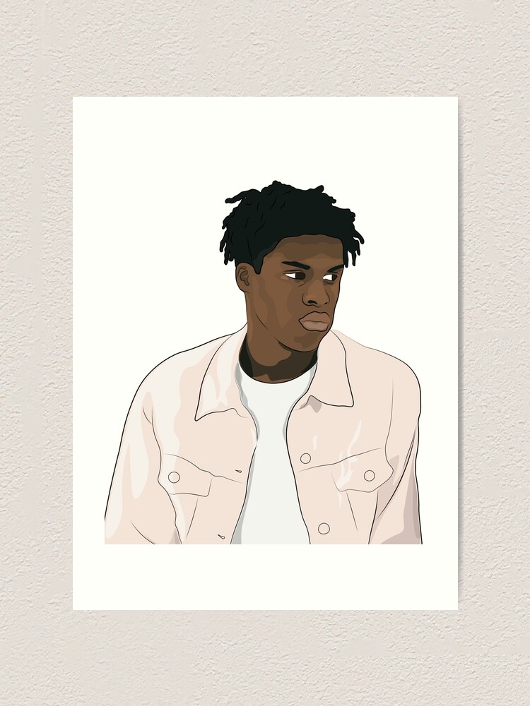 "Daniel Caesar " Art Print by ScoxtMerch | Redbubble