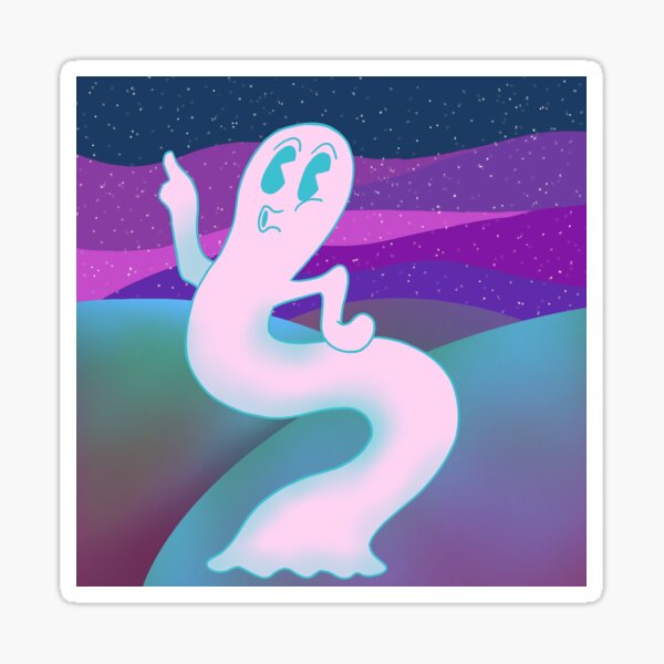 Pegatina «Plantilla fantasmal» de Rah-aesthetic | Redbubble