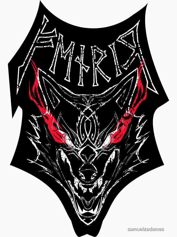 "FENRIR" Sticker for Sale by samuelzadames | Redbubble