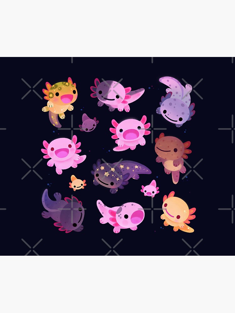 "Happy axolotl" Mouse Pad for Sale by pikaole | Redbubble