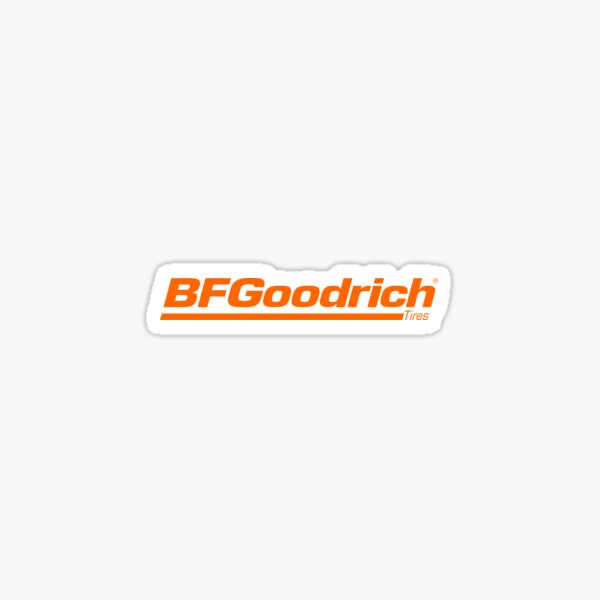 "orange bf-goodrich" Sticker for Sale by cocoridelnew | Redbubble