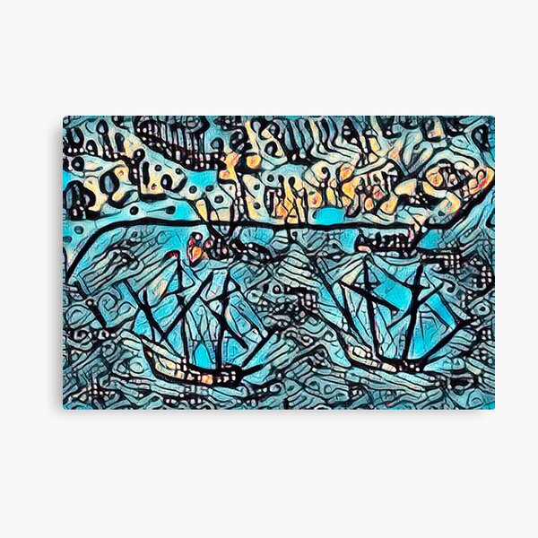 "AI Generated Street Art with Pirate Ships, a Colonial Village and ...