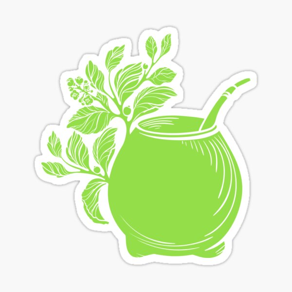 "Yerba Mate" Sticker for Sale by flamini | Redbubble