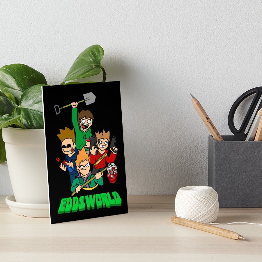 "Eddsworld " Art Board Print for Sale by Blackisle | Redbubble