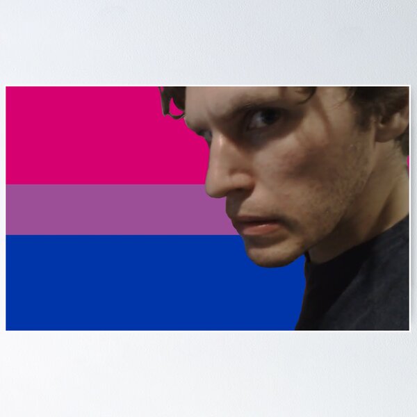 "jerma bisexual" Poster for Sale by braindeadbadger | Redbubble
