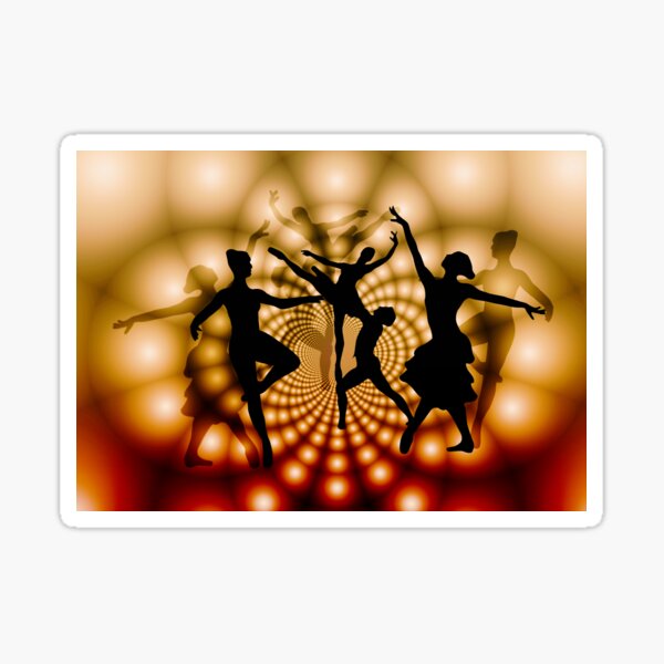 "Ballet dancers" Sticker for Sale by zeljana0504 | Redbubble