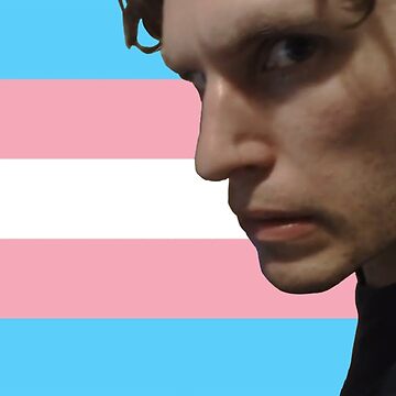 "jerma trans" Sticker for Sale by braindeadbadger | Redbubble