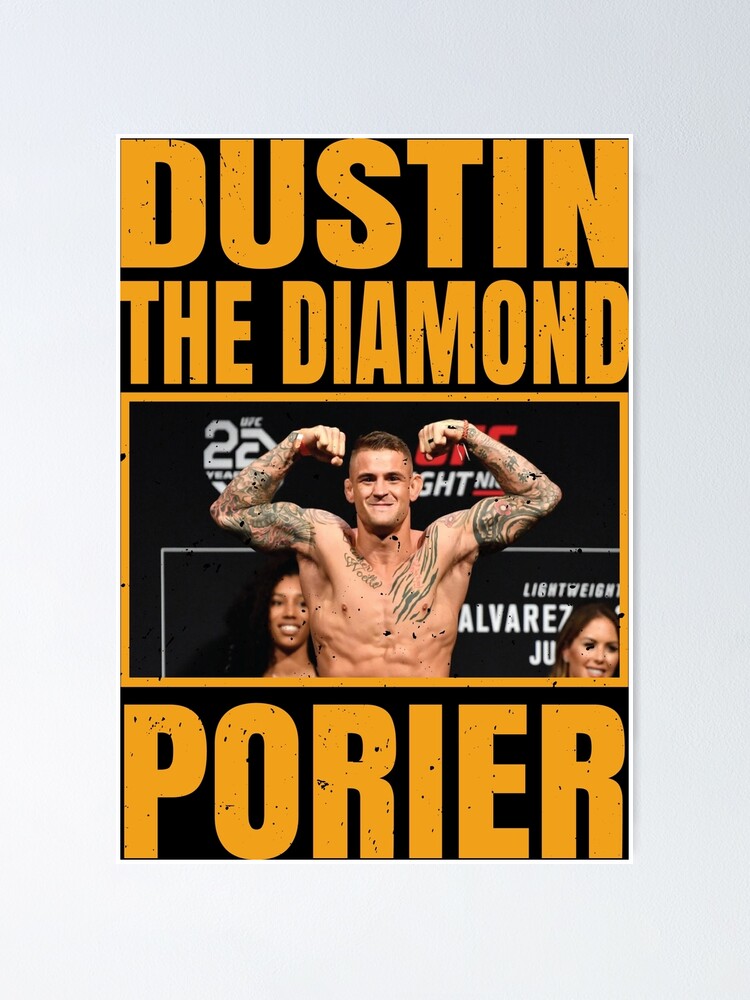 "Dustin Poirier The Diamond Coolstoner" Poster for Sale by coolstoner ...